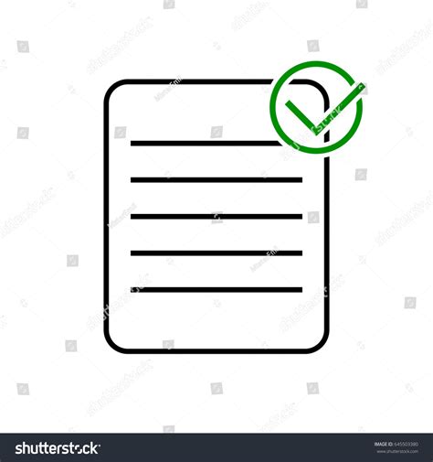 Check Mark List Stock Vector Royalty Free Shutterstock