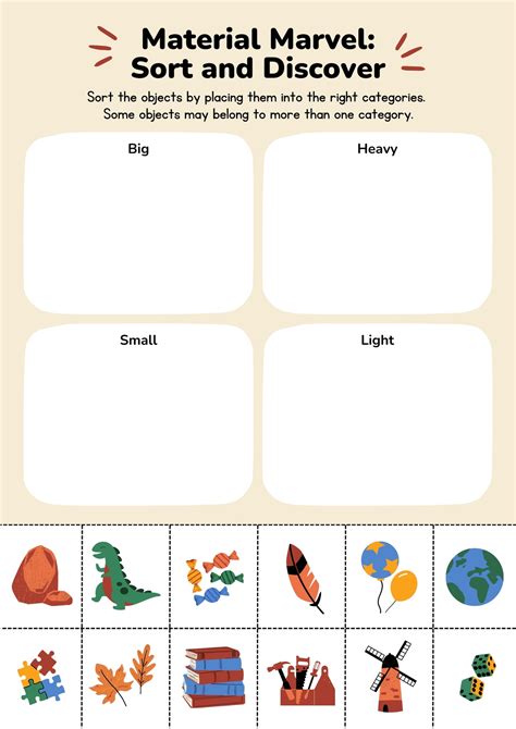 Hard And Soft Objects Worksheets