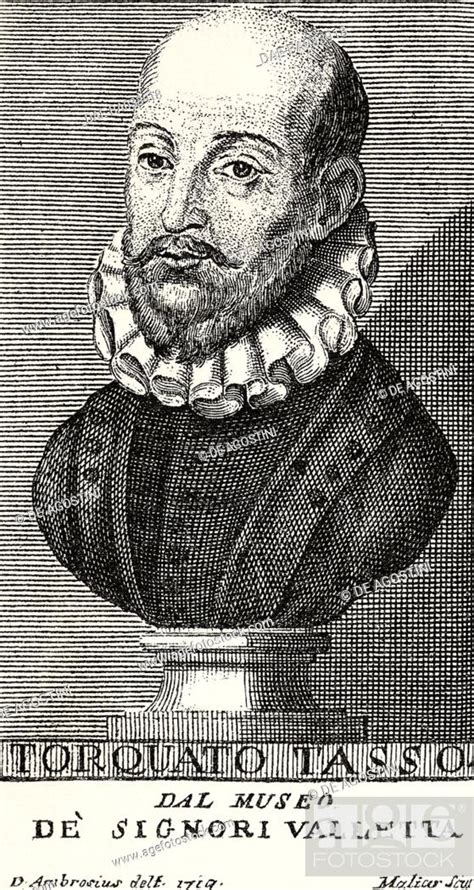 Bust Of The Italian Poet Torquato Tasso 1544 1595 From L
