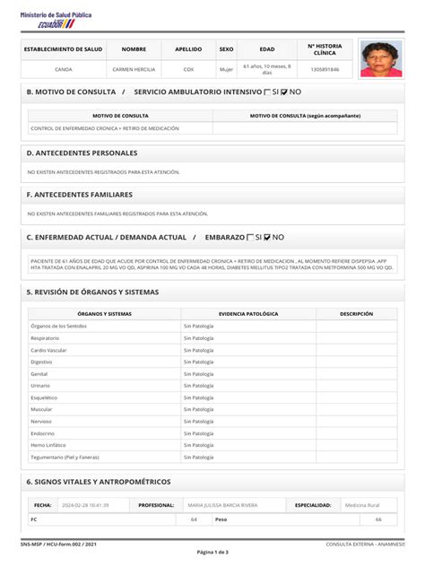 Sns Msp Hcu Form 002 2021 Pdf