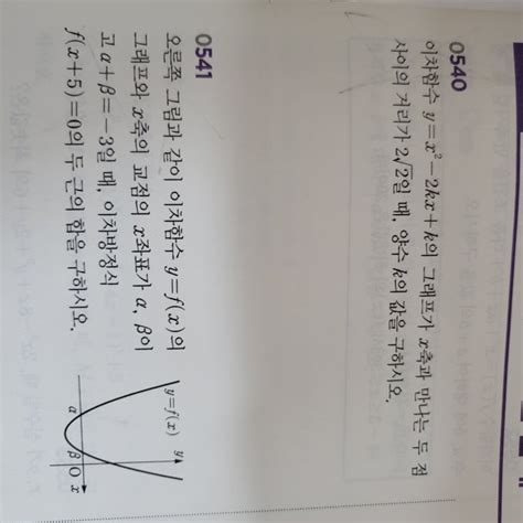 고 1 수상 이차함수 지식in