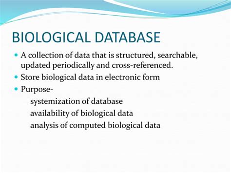 Biological Database Pptx