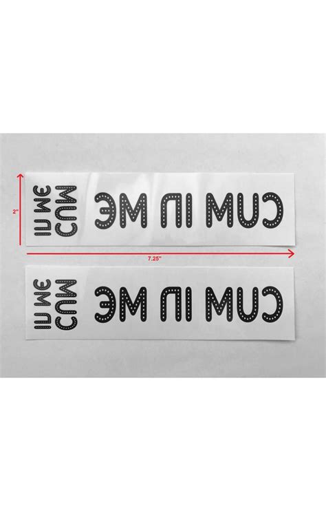 Cum In Me Temporary Tattoo Kit 063