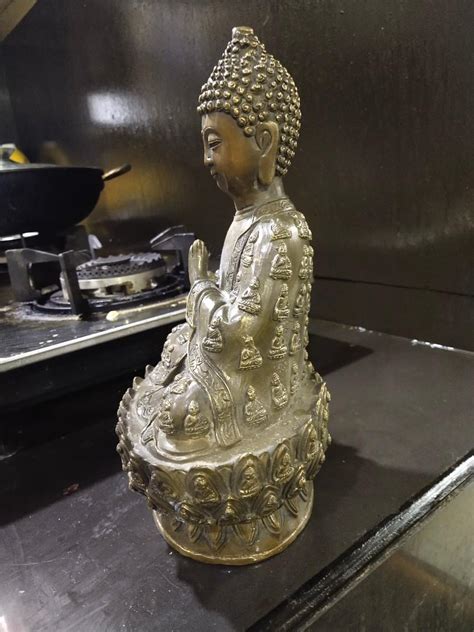 Brass Thai Meditating Buddha Statue Hobbies And Toys Memorabilia