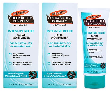 2 X Palmer S Cocoa Butter Formula Intensive Relief Facial Moisturiser