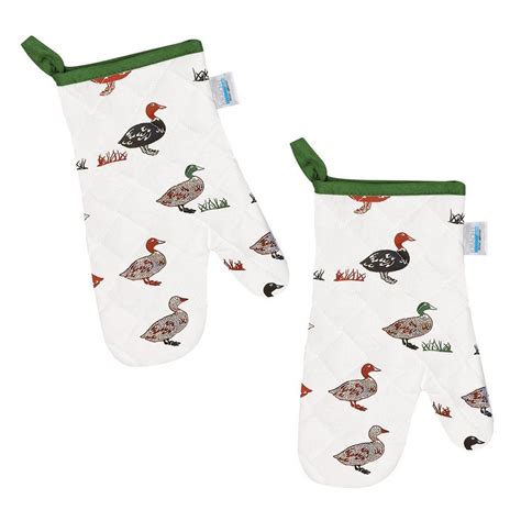 Kracht Topfhandschuhe Enten Set 2 Tlg Set 2er Set Ofenhandschuhe