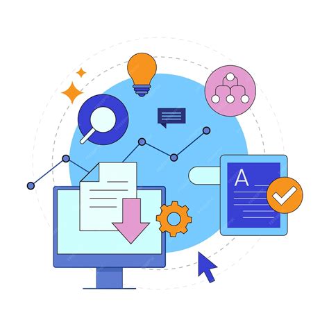 Premium Vector Cloud Computing Network Safety Abstract Concept Vector Illustration Set