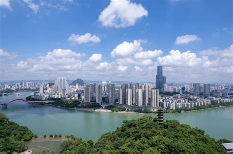 Premium Photo Aerial Photography Closeup Of Liuzhou City Scenery In China