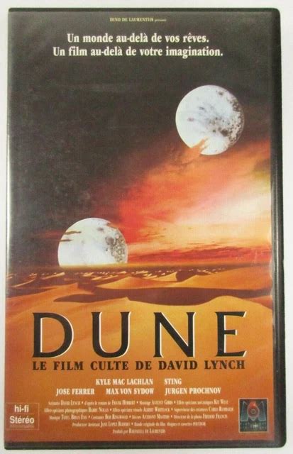 DAVID LYNCH VHS Secam VF Dune VHS Cassette French Version M6 Video 10