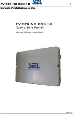PV STRING BOX Quadro Serie Pannelli Manuale D Uso Ed Installazione PVSTRINGBOX