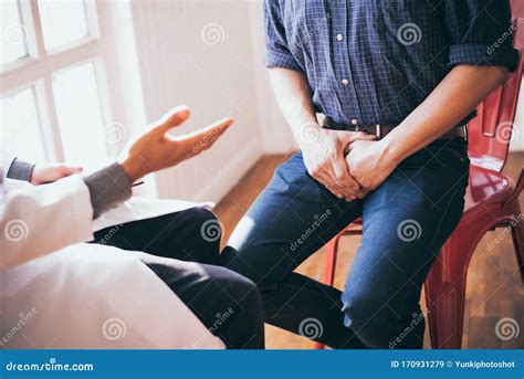 Male Doctors And Patients Sexual Problems Are Discussing The Symptoms