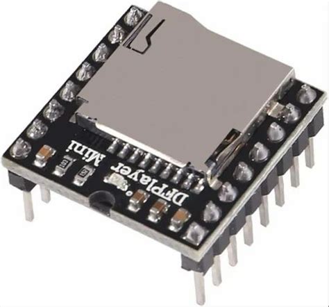 Black Pcb MP3 TF 16P MP3 DISK TF CARD MODULE SERIAL PORT MP3M Memory Storage 128GB At 85