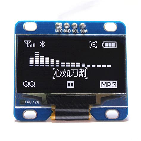 1 3inch128 64 iic oled module white color for arduino and stm32 htds