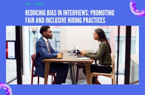Reducing Bias In Interviews Myjobmag
