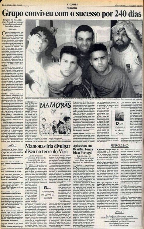 Mamonas Assassinas o acidente que matou o grupo em 1996 nas páginas do