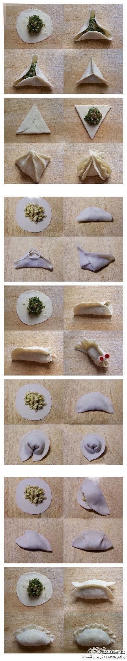 7 Ways To Fold Dumpling By Sheryl Dumplings Creative Food Food