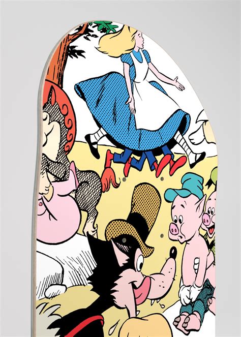 Disney Orgy Skateboard Boom Art