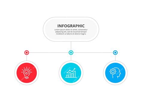 Premium Vector Flowchart Infographic Template With 3 Steps Or Options