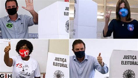 Paes Crivella Martha e Benedita votam no Rio críticas a