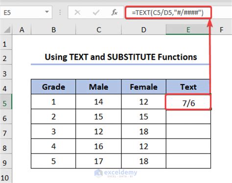 How To Calculate Male Female Ratio In Excel Suitable Methods