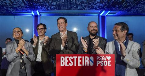Illa Proclama Que El Cambio Es Imparable En Galicia Con Besteiro Que