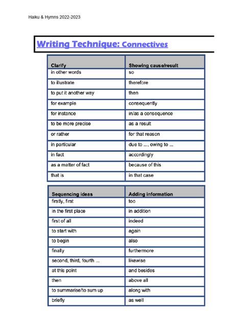 Connectives Pdf