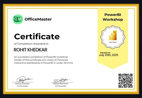 Powerbi Dataanalytics Dashboarddesign Aipowered Certification