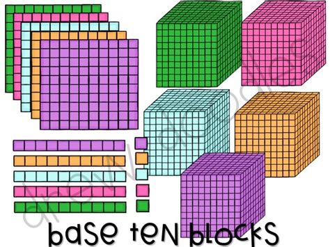 Base Ten Blocks Thousands