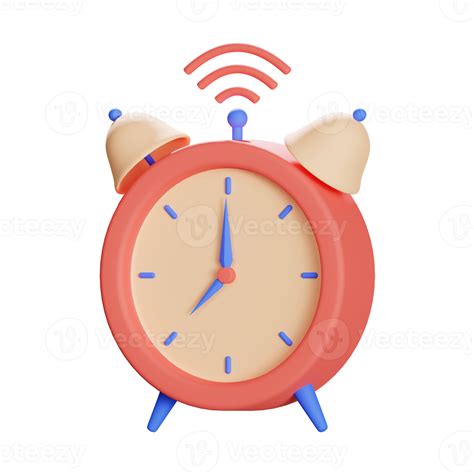 Alarm Clock 3d Icon Illustration 22187185 Png