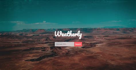 Github Jessemcbrennan Gs Jm Weatherly Realtime Weather App Built In
