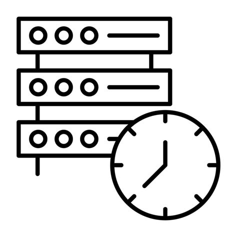 A Flat Design Icon Of Server Backup 40209743 Vector Art At Vecteezy