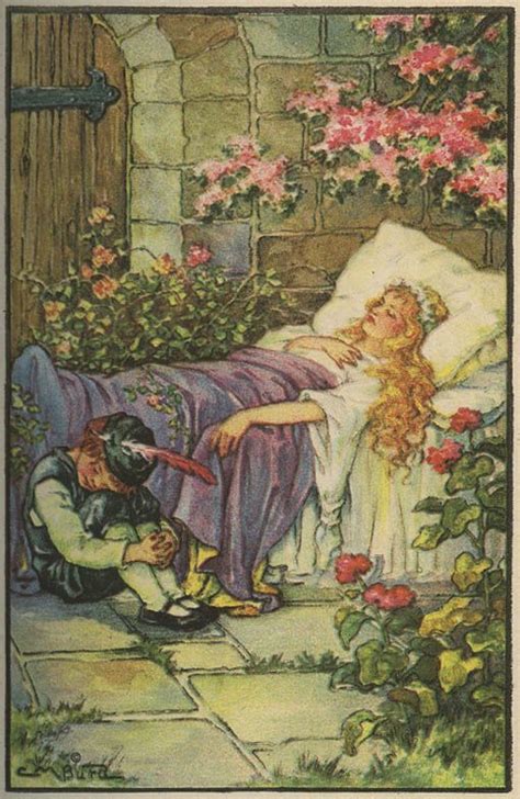 Sleeping Beauty G M Burd Fairytale Illustration Fairytale
