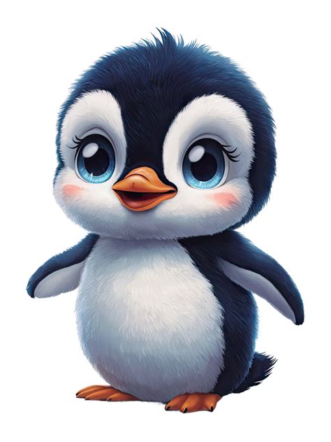 Cute Cartoon Penguin 48562814 Png