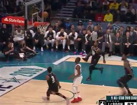 Lebron James Dwyane Wade Hook Up On Alley Oop One Last Time Video