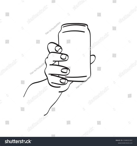 Hand Holding Soda Can Drawings Photos And Images Shutterstock