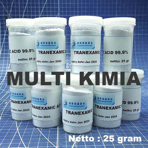 Jual Tranexamic Acid Asam Traneksamat 99 9 Netto 25 Gram Jakarta