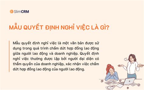 Mẫu Quyết Định Nghỉ Việc Cho Nhân Sự Mới Nhất