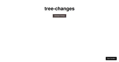Tree Changes Demo Codesandbox