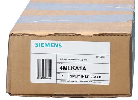 Mlo Lug Kit For Siemens Revised P1 Panel Boards Rated Up To 400a