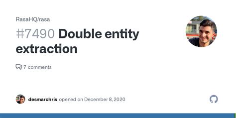 Double Entity Extraction Issue 7490 RasaHQ Rasa GitHub