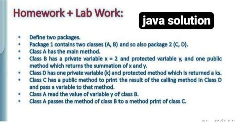 Solved Homework Lab Work Java Solution Define Two Chegg