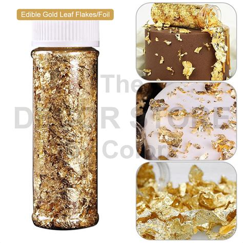 Edible Gold Leaf Flakesfoil Colorz Lk The Decor Store Sri Lanka