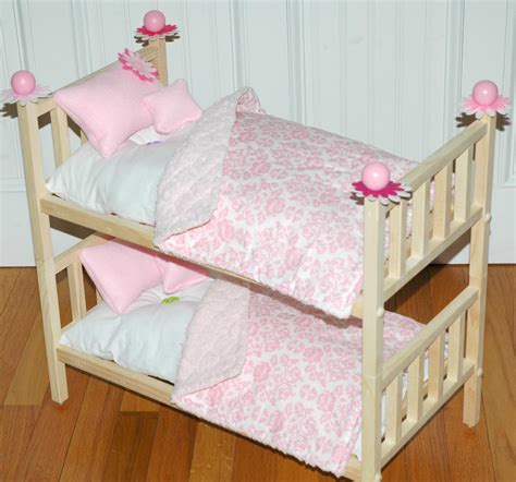American Girl Doll Bed Doll Bunk Bed Perfectly Pink Fits American Girl Doll And 18 Inch