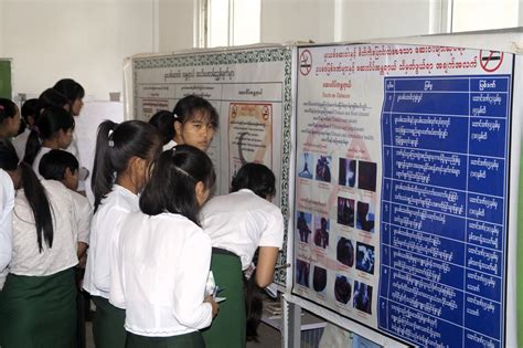 ညောင်ရွှေမြို့နယ် မိုင်းသောက်ကျေးရွာ အခြေခံပညာအထက်တန်းကျောင်း၌ နယ်လှည့်ကွင်းဆင်းခြင်းလုပ်ငန်း