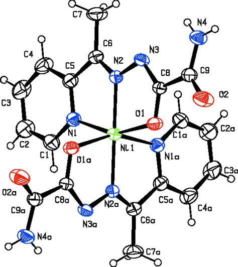 An Ortep View Of The Title Compound Showing The Atom Numbering Scheme