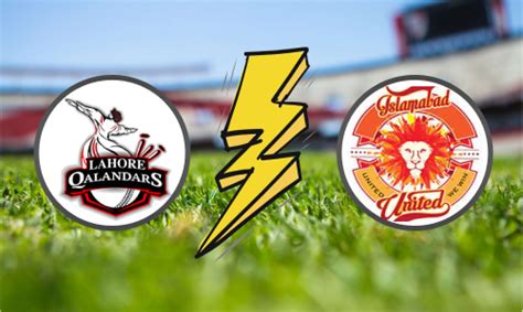 Lah Vs Isl Match 01 Pakistan Super League 2024 Lah Vs Isl Live Score