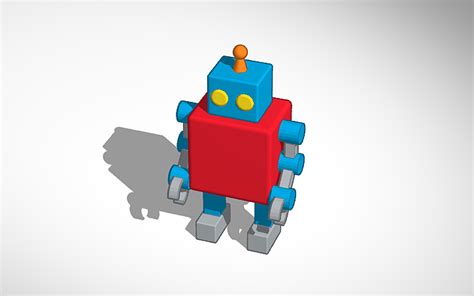 3d Design Toy Robot Tinkercad