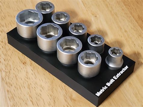 Harbor Freight 38 Metric Bolt Extractor Holder By Sfirebuy Makerworld Download Free 3d Models