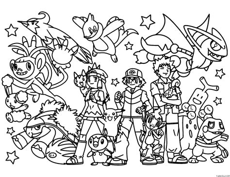 100 Pokemon Coloring Pictures