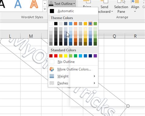 How To Add Watermark To Excel My Microsoft Office Tips